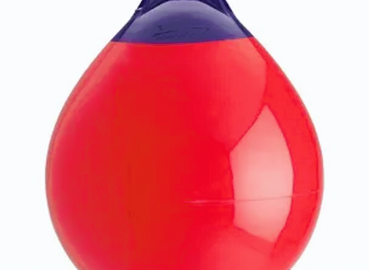 AGLCA | 2 Polyform A-3 Buoy red 17 x 23 in. Ball Fenders